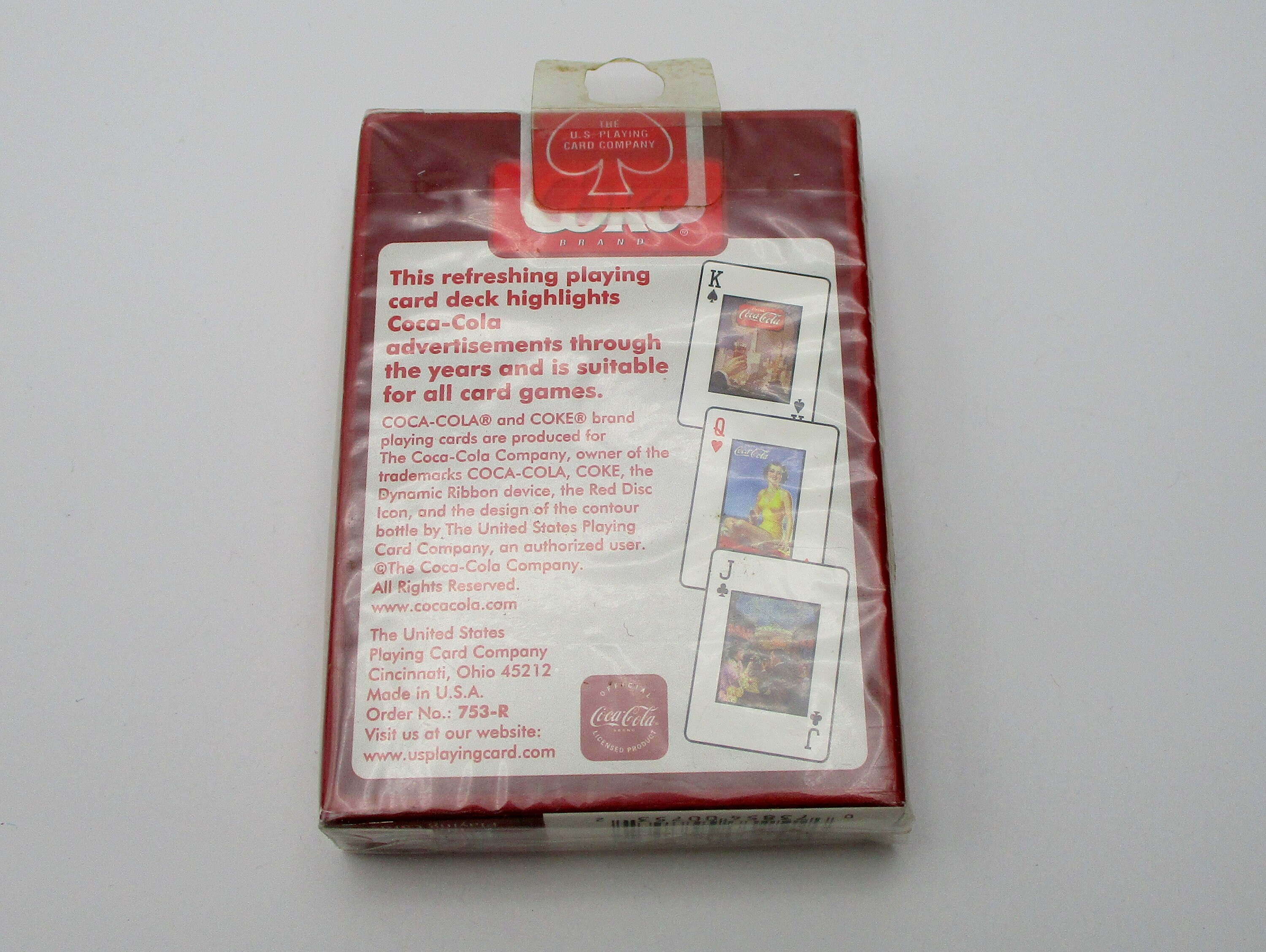 Coca Cola Playing Cards Collectible Coca Cola Card Deck Dandtbarnfinds ...