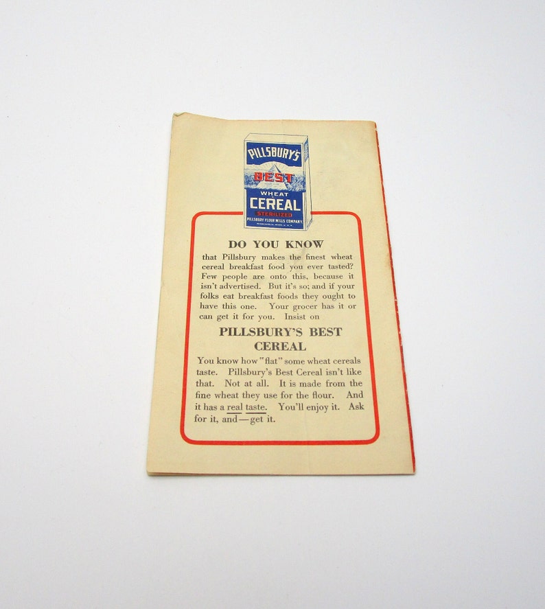 Vintage Pillsbury’s Best Flour A Receipt Booklet - Dandtbarnfinds - Etsy