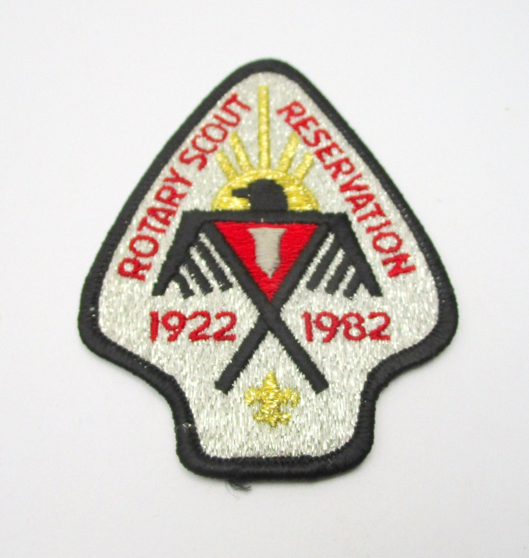 Boy Scout Patch - Rotary Scout - Dandtbarnfinds - Etsy