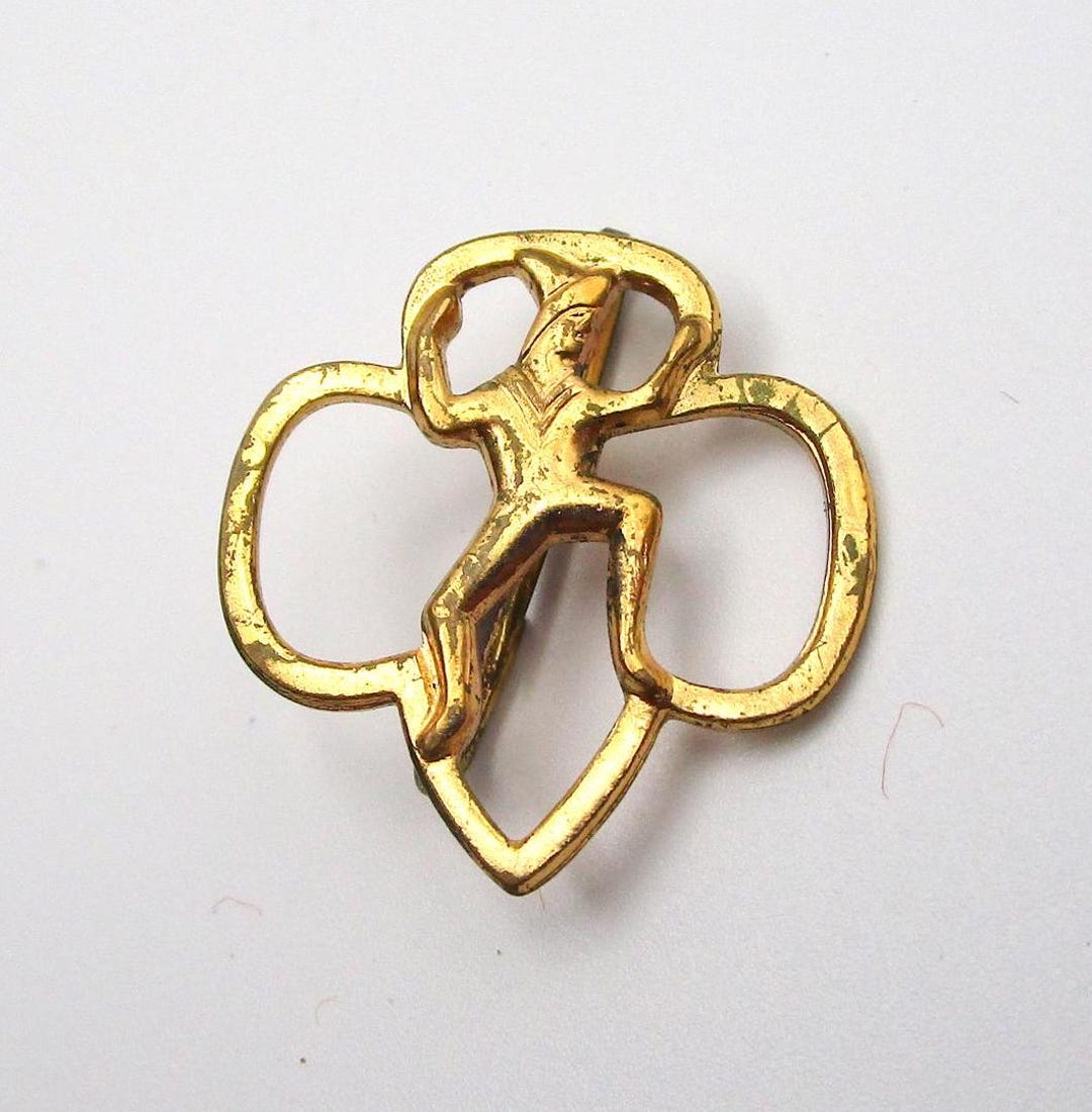 Girl Scout Lapel Pin - Dandtbarnfinds - Etsy