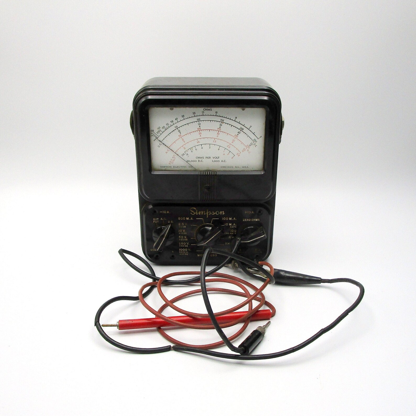 Simpson Model 260 Volt OHM Milliammeter Dandtbarnfinds - Etsy