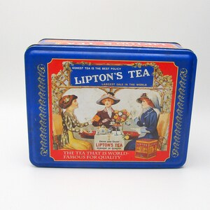 Vintage Lipton’s Tea Tin - Dandtbarnfinds - Etsy