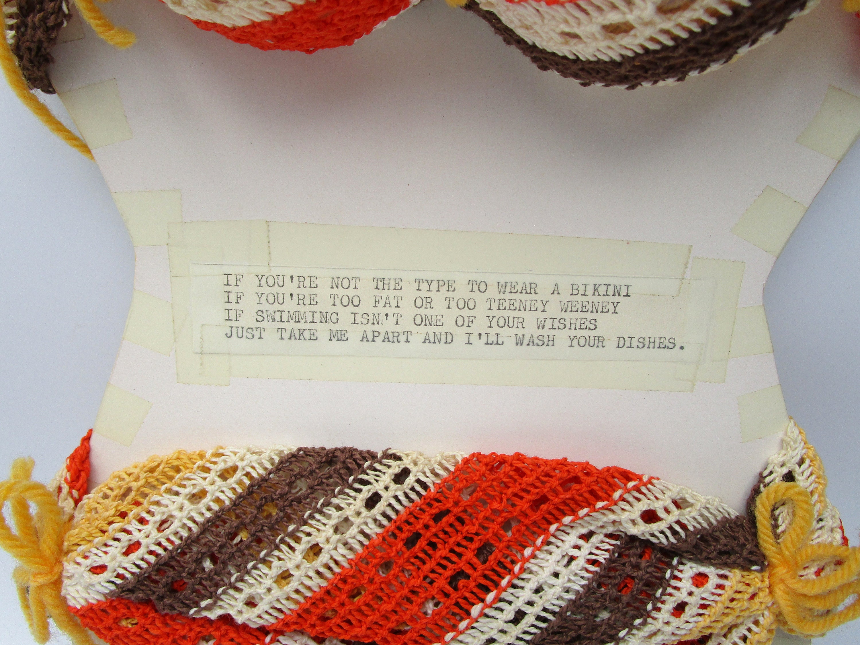 Vintage Bikini Dish Cloth - Dandtbarnfinds - Etsy