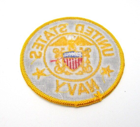 Vintage US Navy Patch - DandTBarnFinds - Gem
