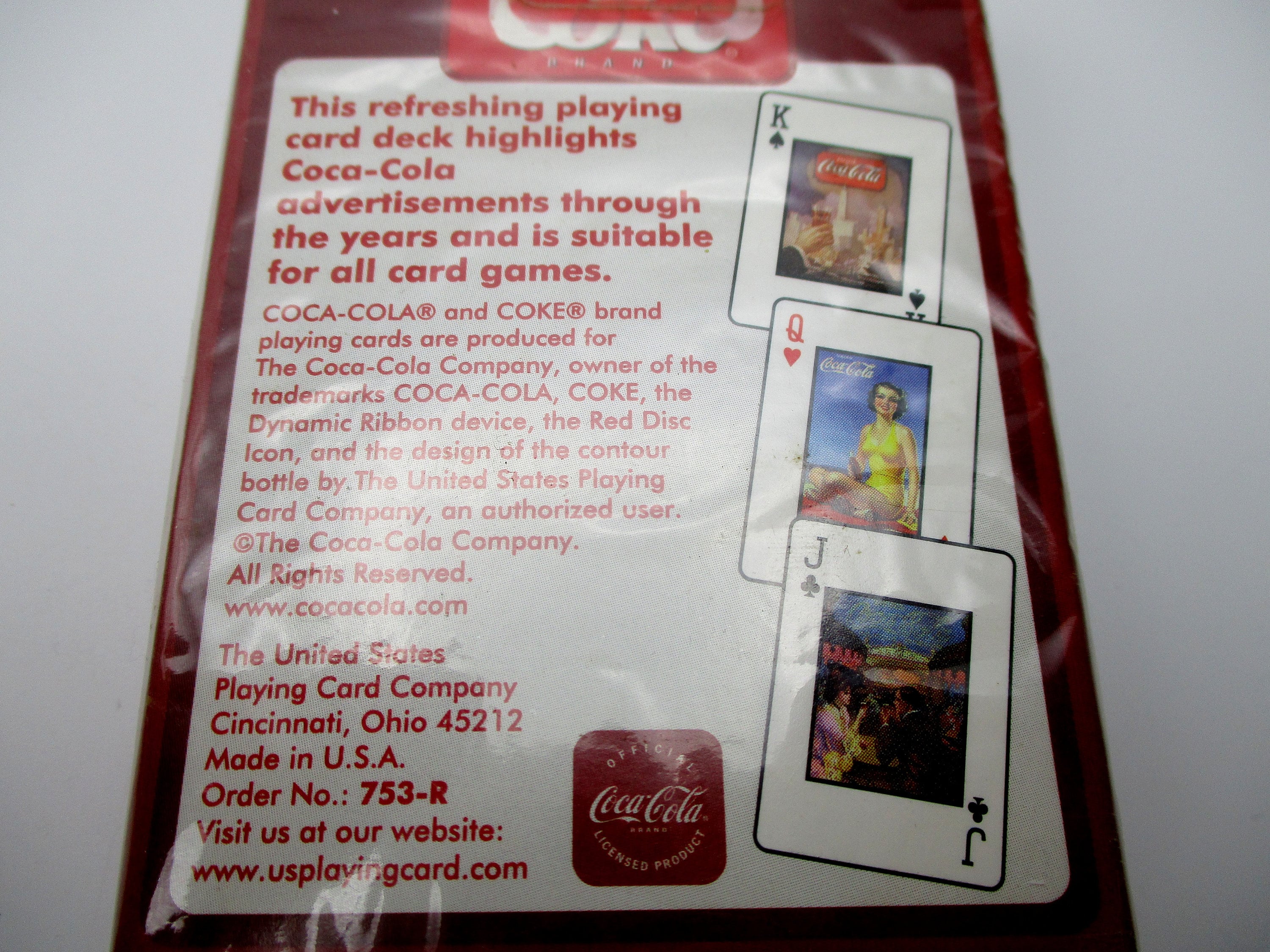 Coca Cola Playing Cards Collectible Coca Cola Card Deck - Etsy