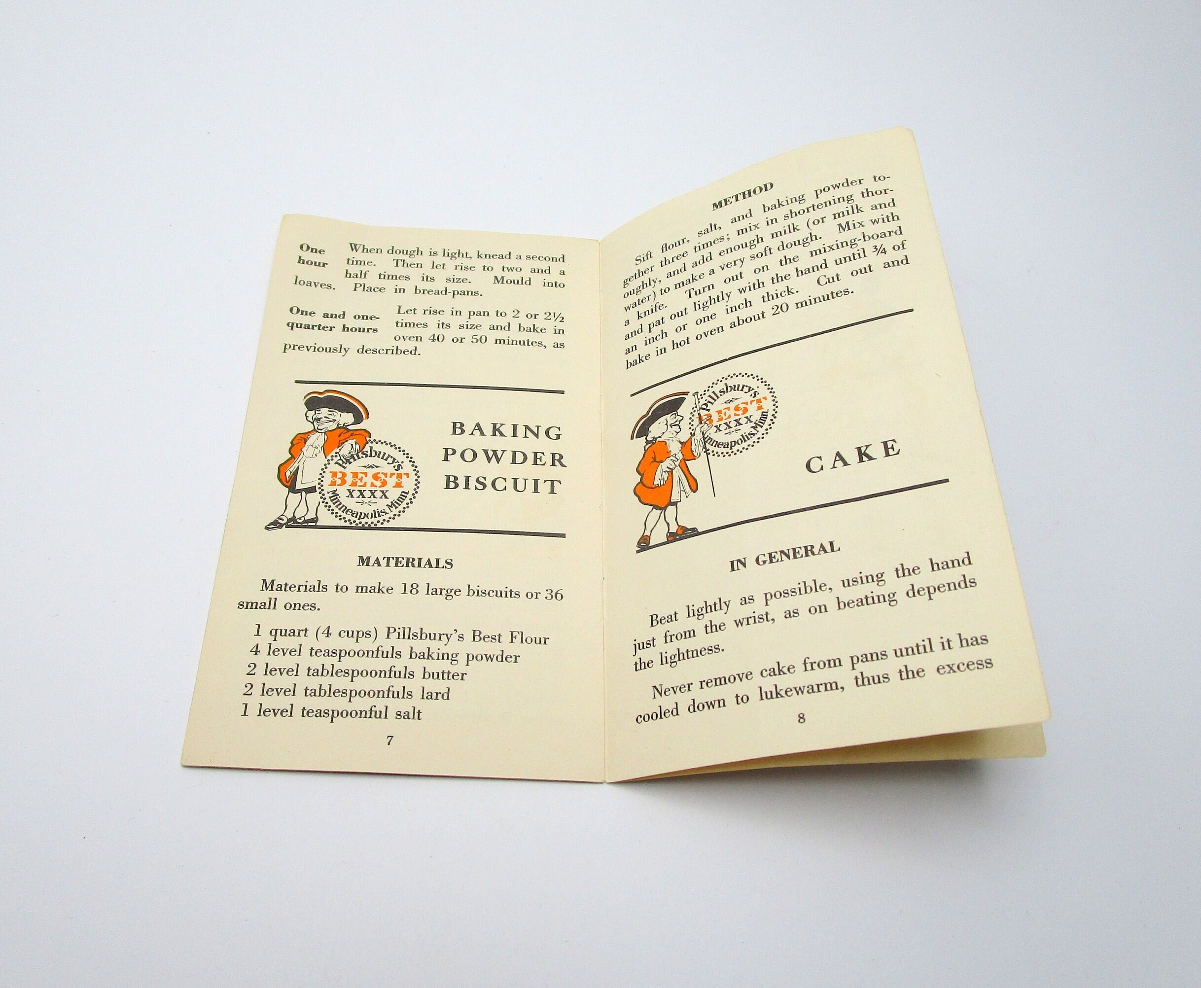 Vintage Pillsburys Best Flour A Receipt Booklet Dandtbarnfinds - Etsy