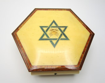 Star of David Music Box - Etsy