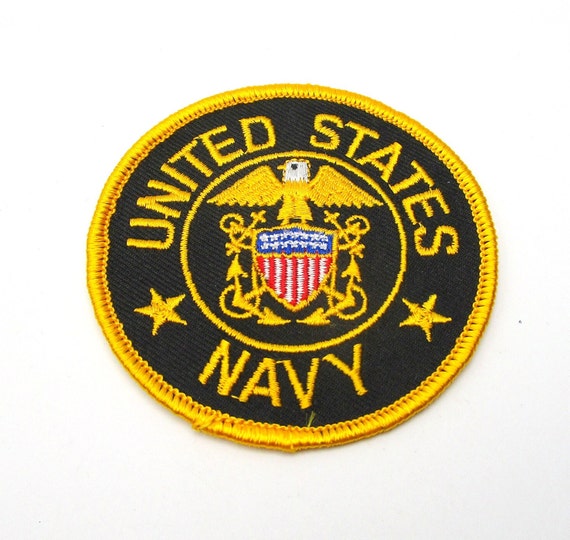 Vintage US Navy Patch - DandTBarnFinds - Gem