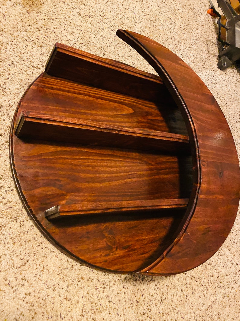 Detailed Crescent Moon Shelf - Etsy