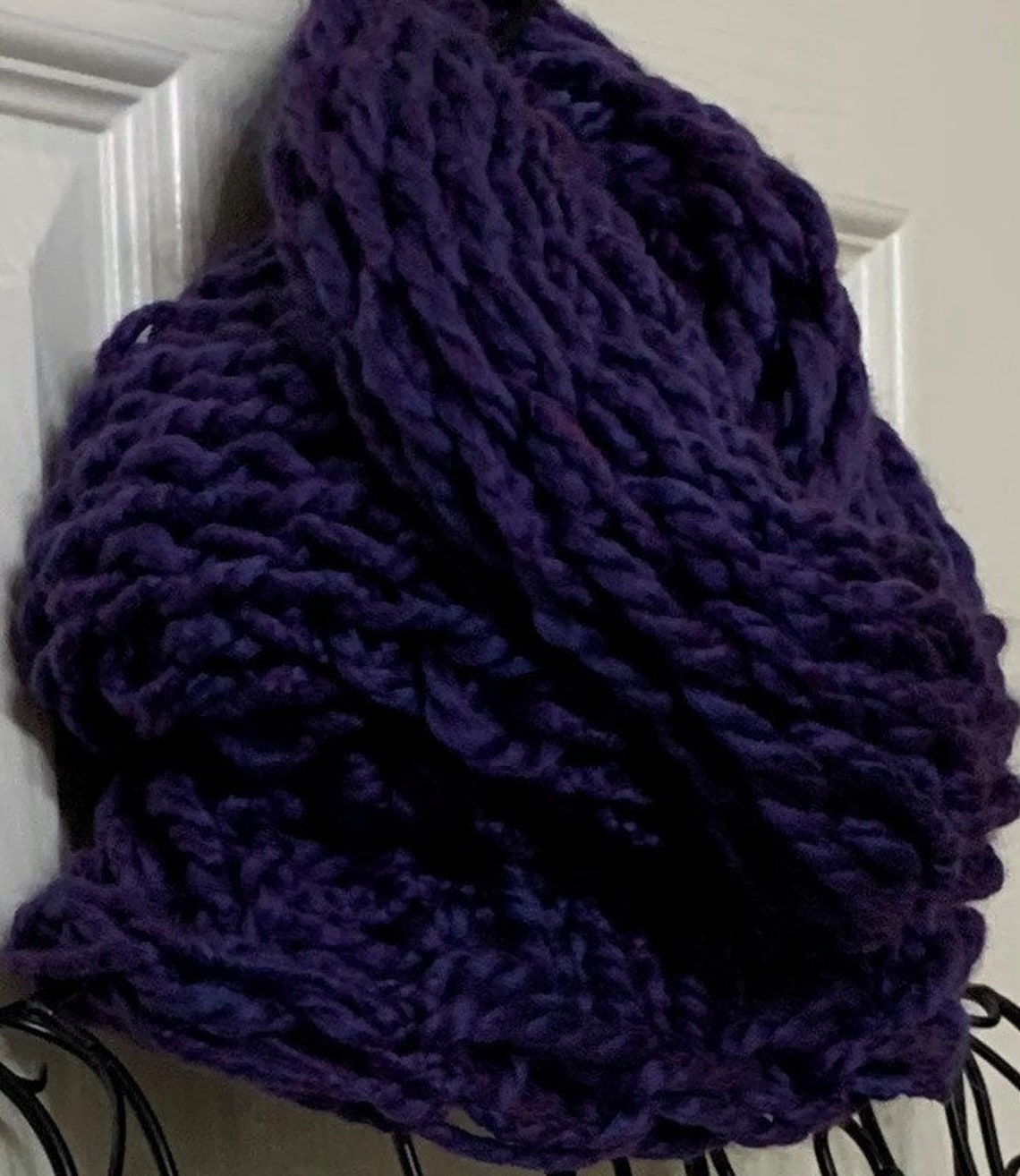 Velvet Cozy Wool™ Roving Yarn by Loops & Threads® Cowl - Etsy
