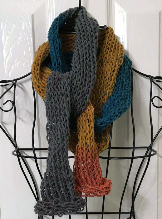 Caron® Big Cakes™ Toffee Brickle Yarn Scarf