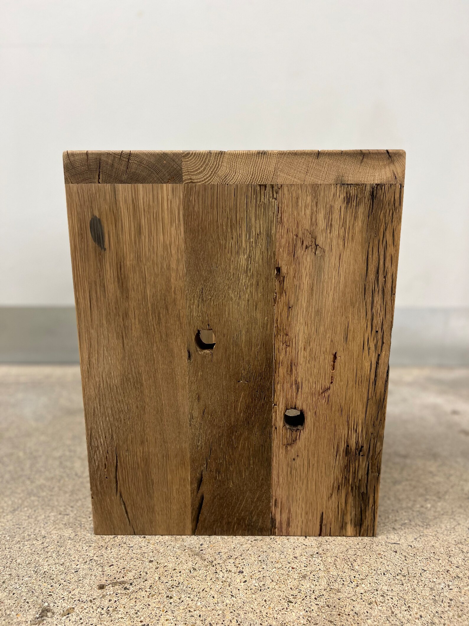 Reclaimed Wood Side Table - "the Perkins" - Etsy