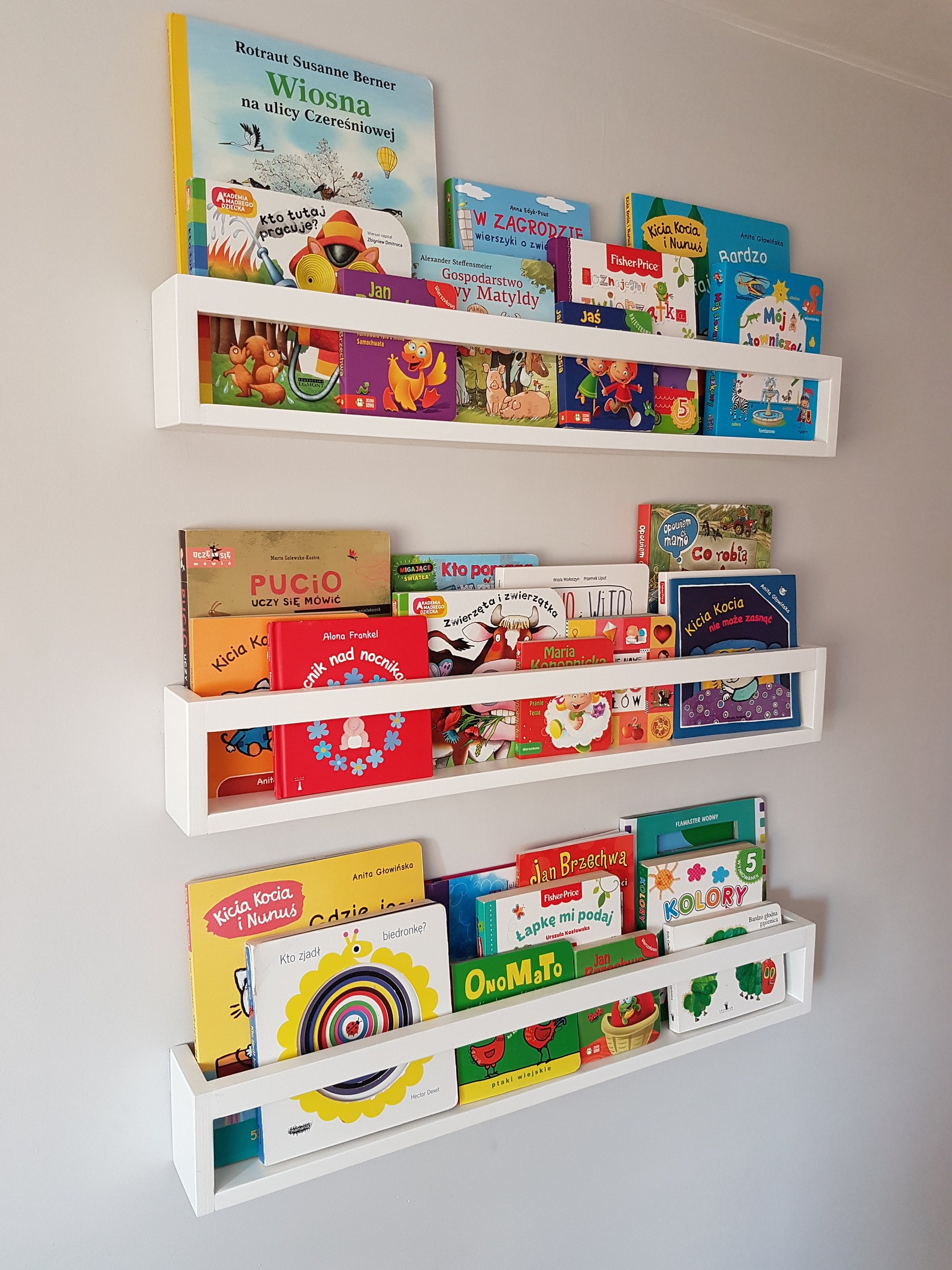 Children's Bookshelf Bookcase Wall Book Shelf Montessori | Etsy