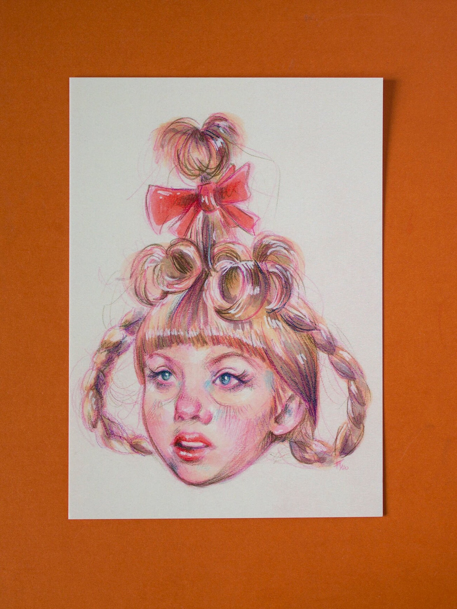 Cindy Lou Who Art Print | 5 X 7 | the Grinch Who Stole Christmas - Etsy