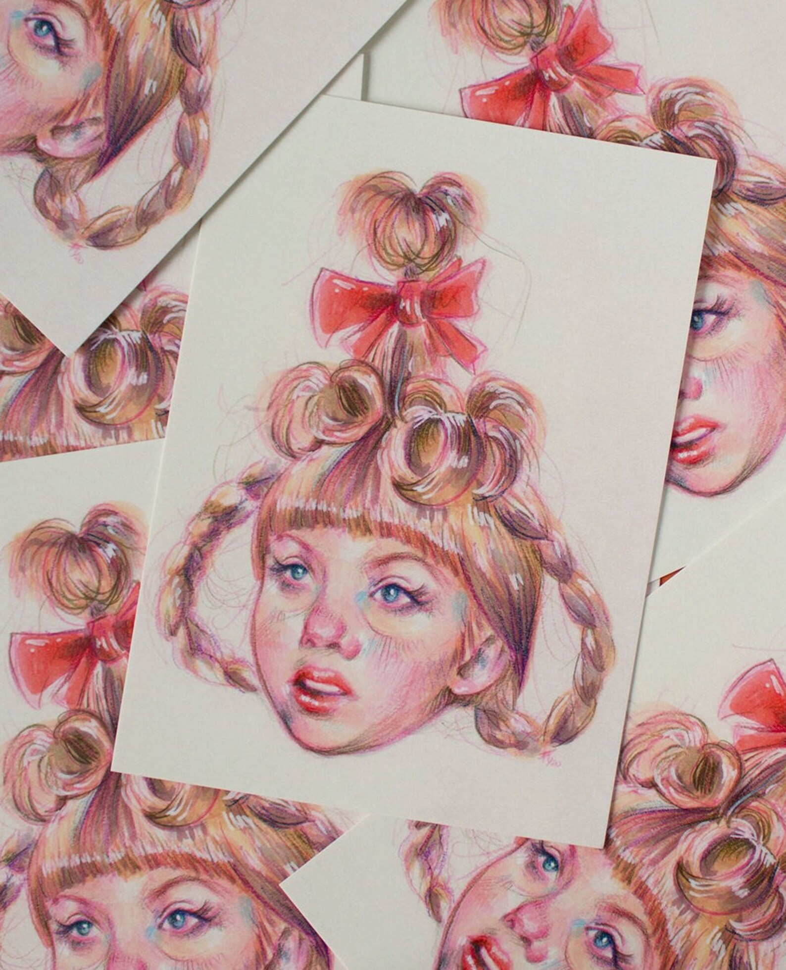 Cindy Lou Who Art Print | 5 X 7 | the Grinch Who Stole Christmas - Etsy