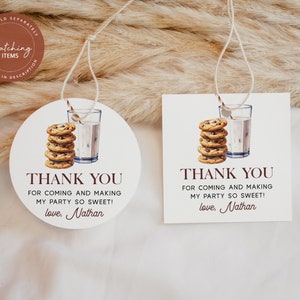 Milk and Cookies Birthday Welcome Sign EDITABLE, Milk and Cookies First ...