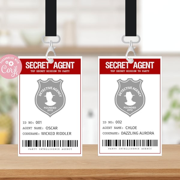 Secret Agent Party - Etsy