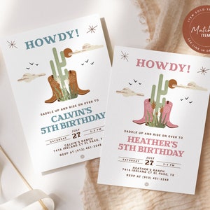 Western Party Favor Tags EDITABLE, Wild West Birthday Thank You Tags ...