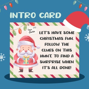 Indoor Christmas Scavenger Hunt for Kids, Christmas Elf Kit, Christmas ...