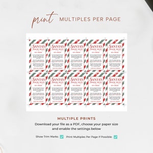 Santa's Magic Dust Christmas Tags EDITABLE, Magical Santa Dust Labels ...
