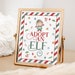 Adopt an Elf Sign and Certificate, Official Christmas Elf Adoption Sign ...