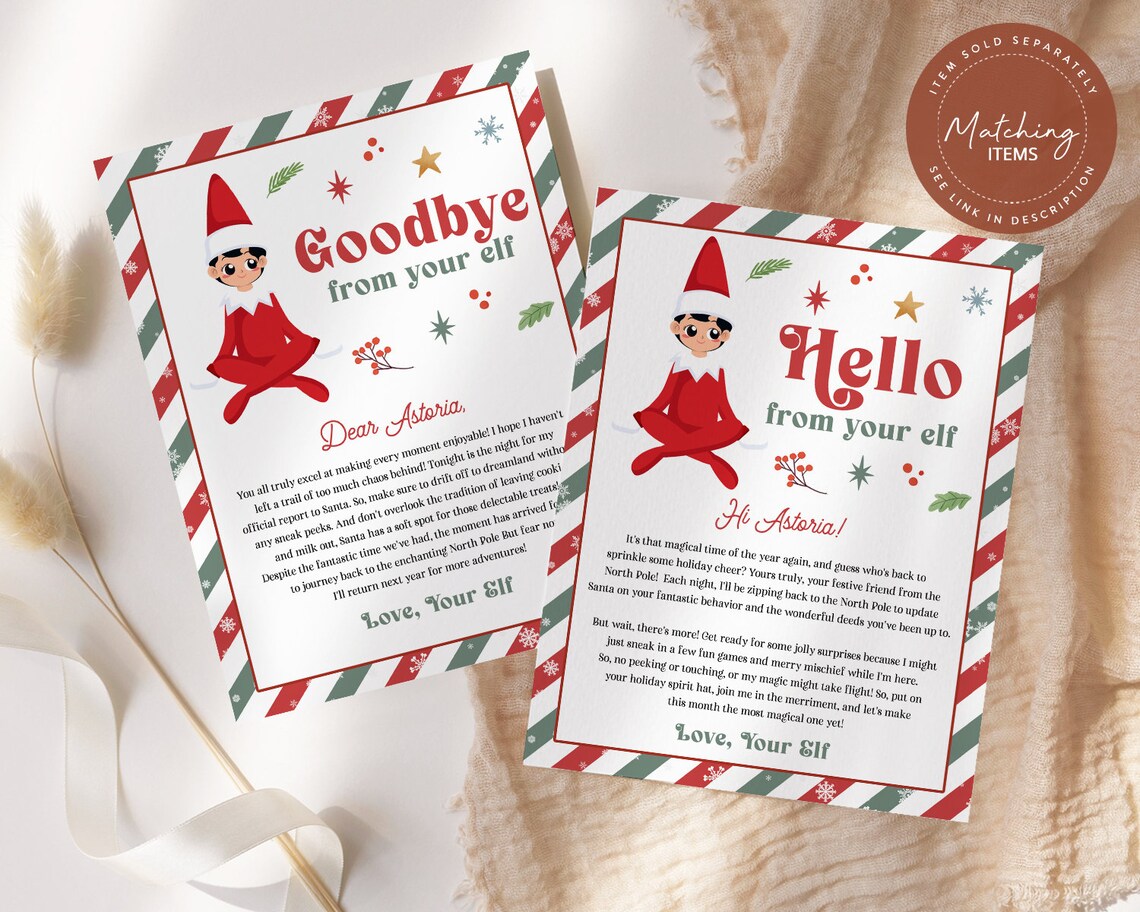 Adopt an Elf Sign and Certificate, Official Christmas Elf Adoption Sign ...