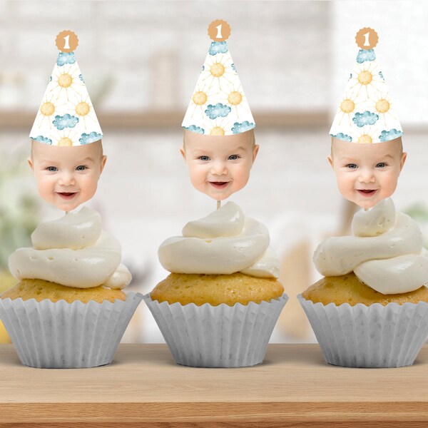 Sun Cupcake Toppers - Etsy