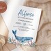 Whale Party Food Labels EDITABLE, Ocean Party Place Cards Printable ...