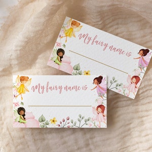 What is Your Fairy Name Game, Magical Fairy Girl Birthday Party ...