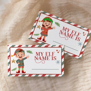 What's Your Elf Name Game Sign, Printable Christmas Elf Name Game, Kids ...