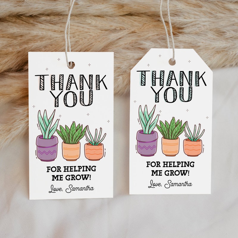 Succulent Gift Tag - 60+ Gift Ideas for 2025