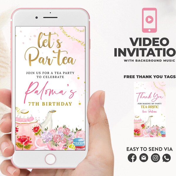 High Tea Invitation - Etsy