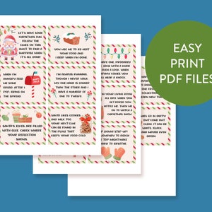 Indoor Christmas Scavenger Hunt for Kids, Christmas Elf Kit, Christmas ...