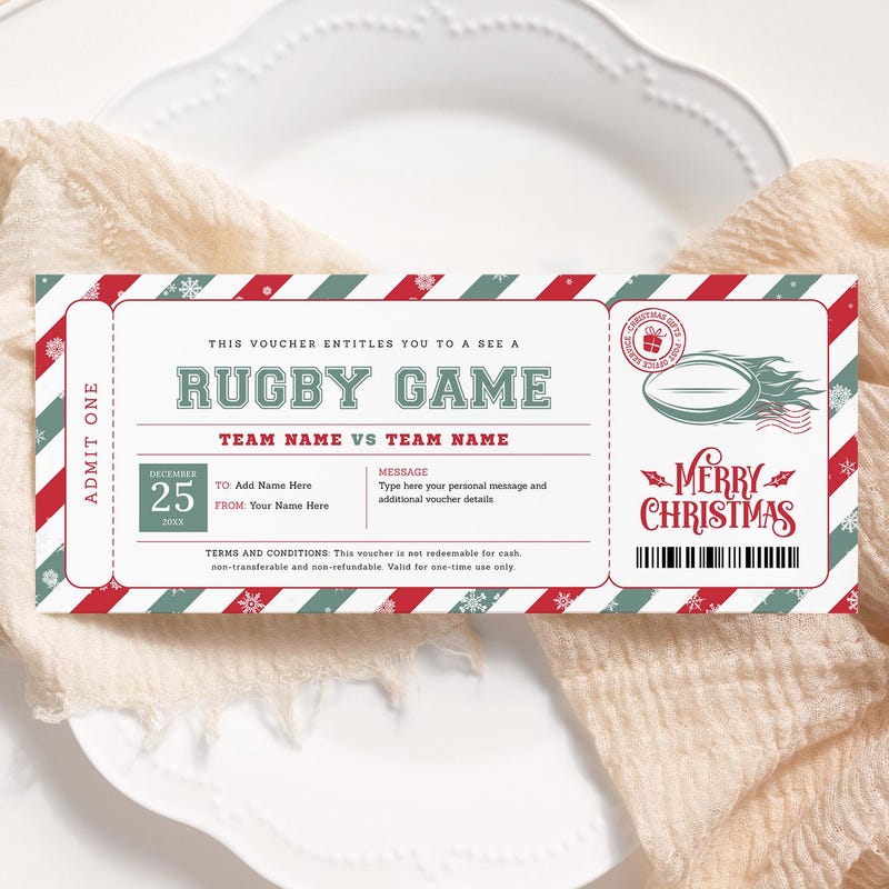 Red Scratch Ticket - Etsy UK