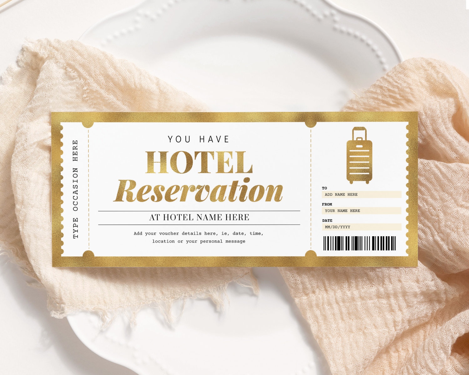 Hotel Voucher Sample