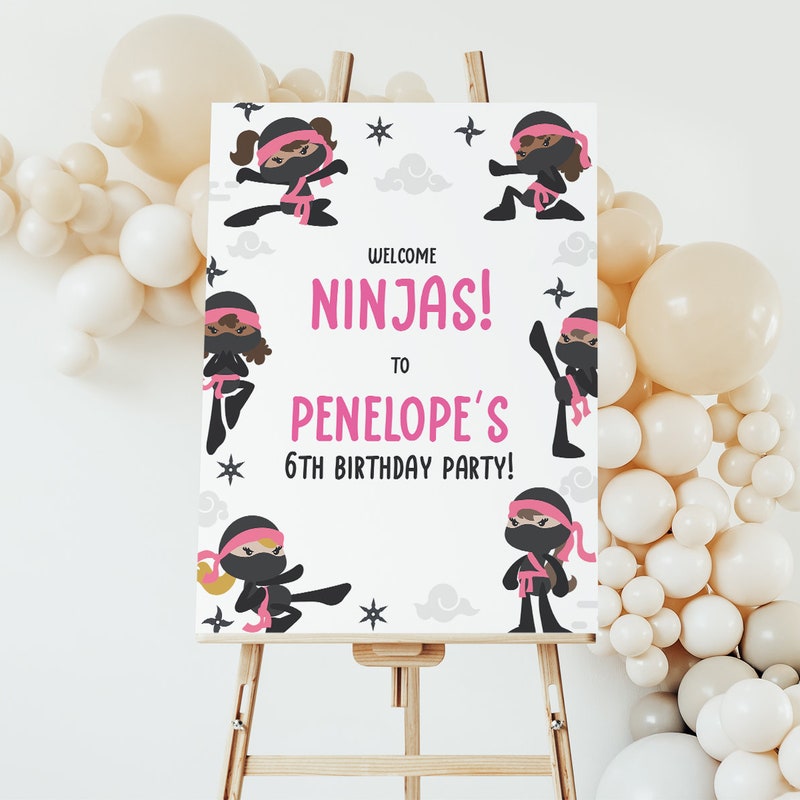 Ninja Birthday Party - Etsy