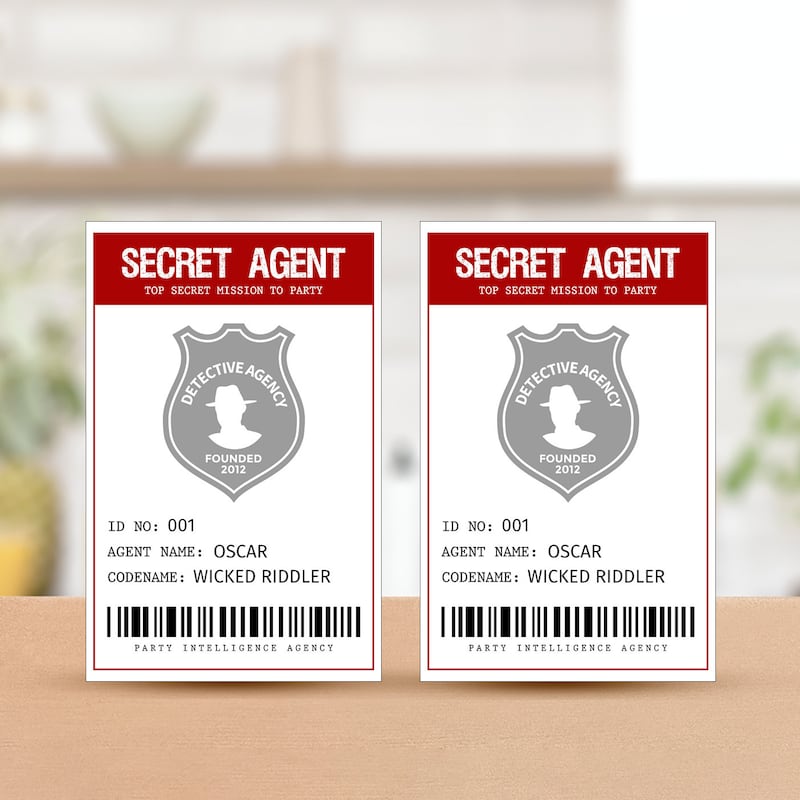 Secret Agent Party - Etsy