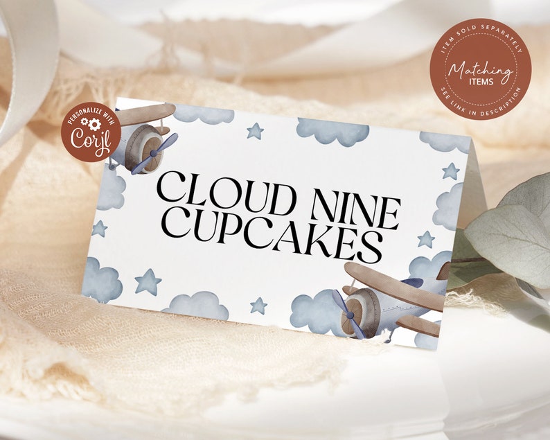 Luggage Drop off Sign Blue Airplane Boy Baby Shower Vintage - Etsy