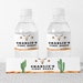 First Rodeo Water Bottle Labels EDITABLE, Western Birthday Party Labels ...