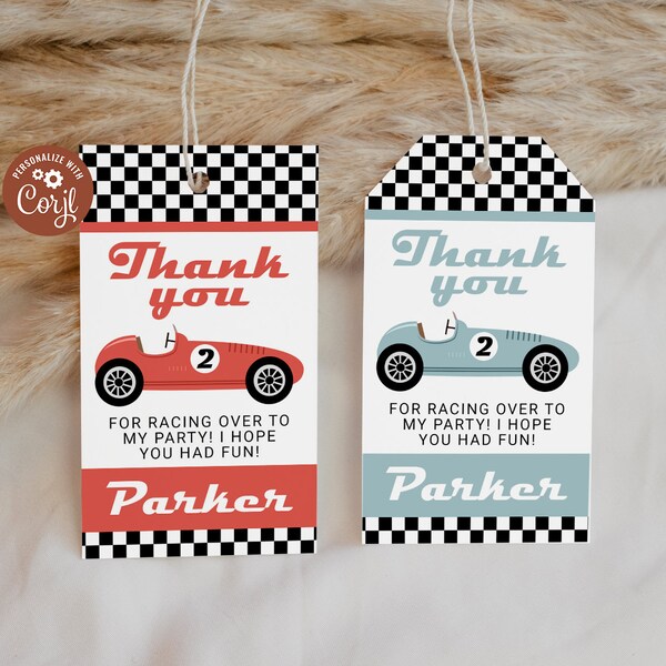 Race Car Favors - Etsy