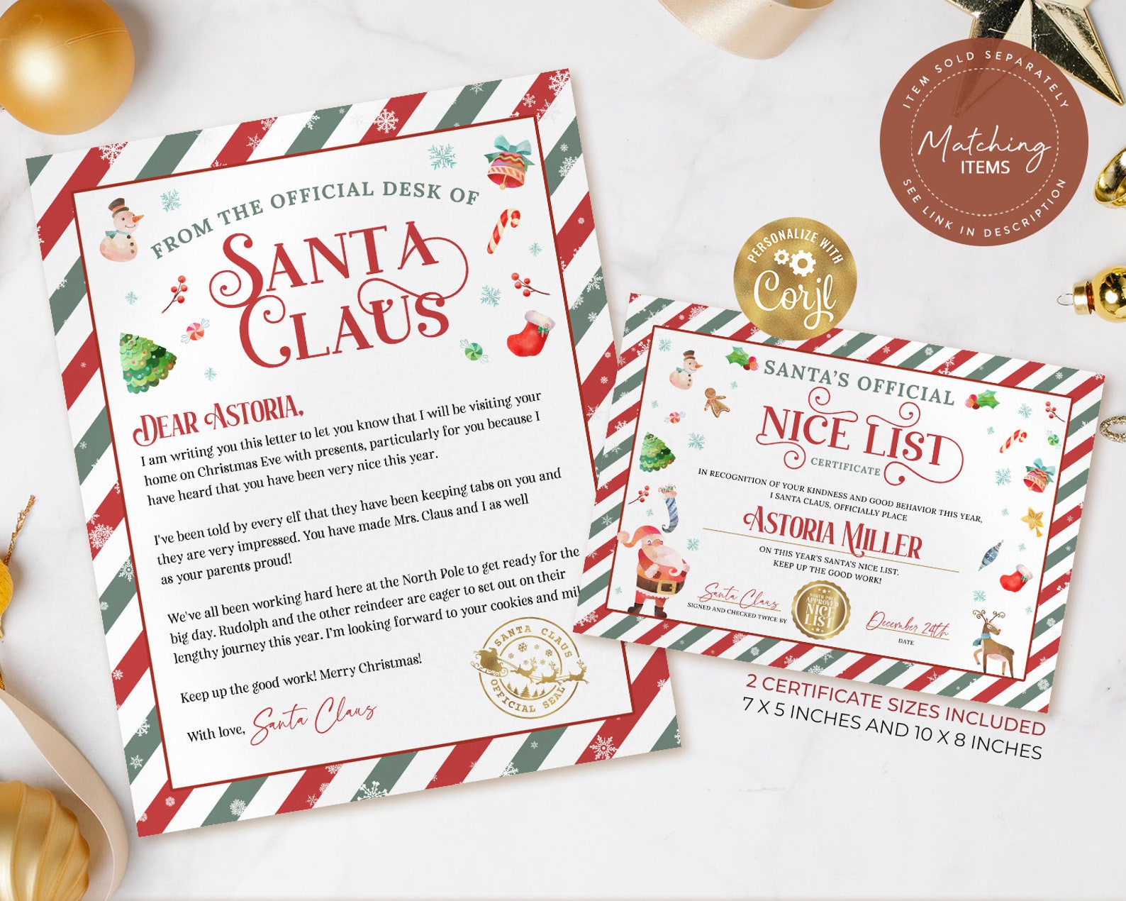 Santa Special Delivery Tags EDITABLE Printable North Pole - Etsy
