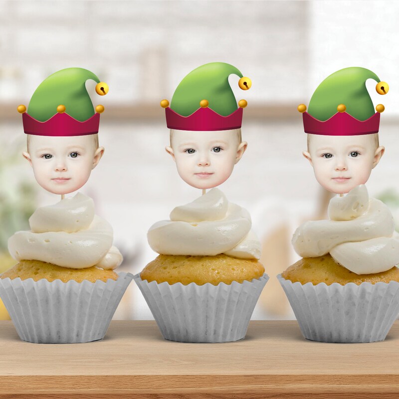 Elf Cupcake Toppers - Etsy