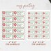 Christmas Gift Stickers EDITABLE, Santa Gift Label Printable, Special ...