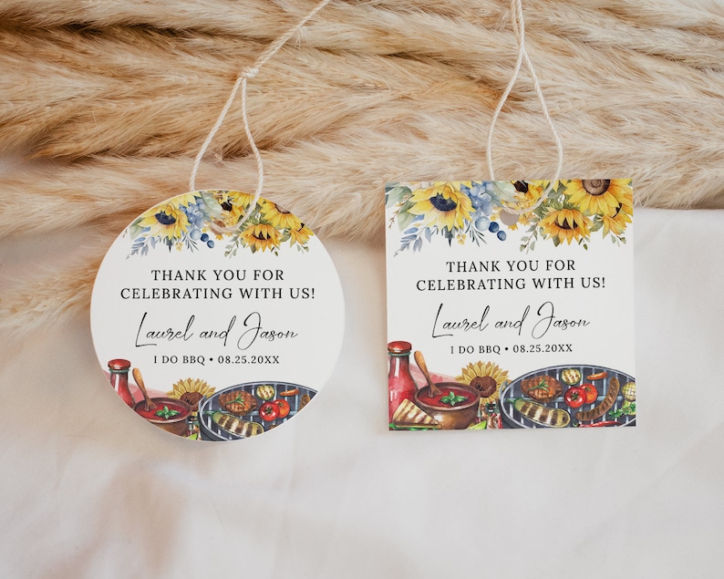 I Do BBQ Favor Tags EDITABLE, Bbq Couple Shower Thank You Labels ...