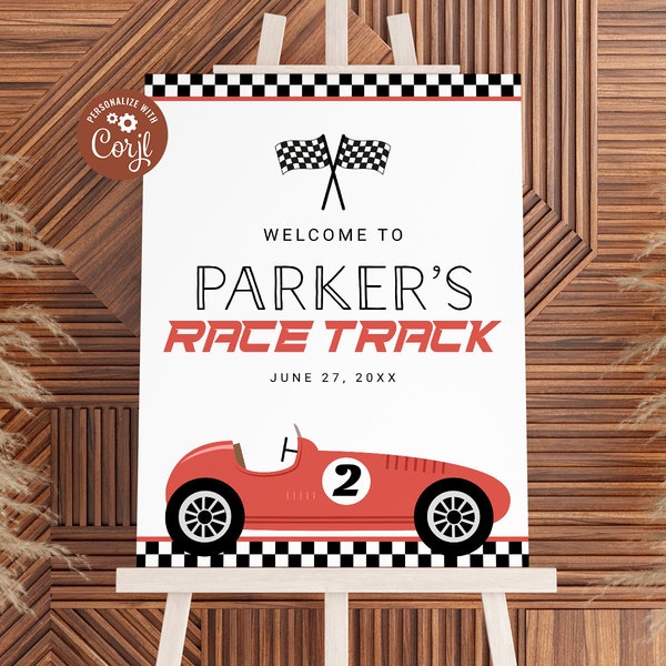 Race Car Decor - Etsy
