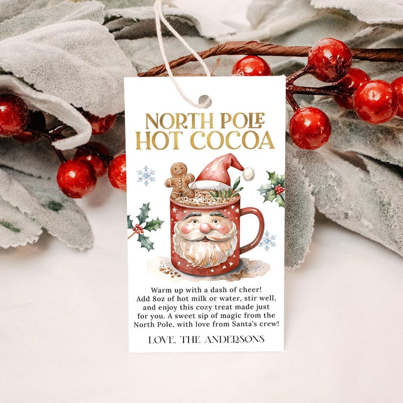 Hot Cocoa Bomb Tags - Etsy