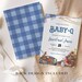 Blue Baby-q Shower Invitation EDITABLE, BBQ Baby Shower Invitation ...