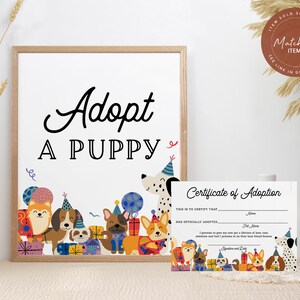 Dog Party Food Labels EDITABLE, Lets Pawty Birthday Place Card ...