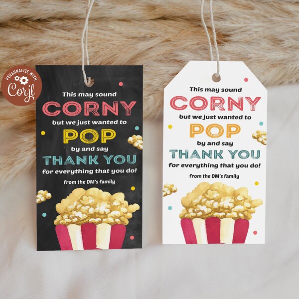 Teacher Appreciation Popcorn - Etsy
