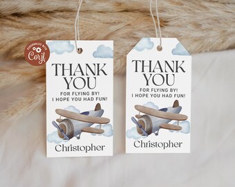 Pilot Thank You Tag - Etsy